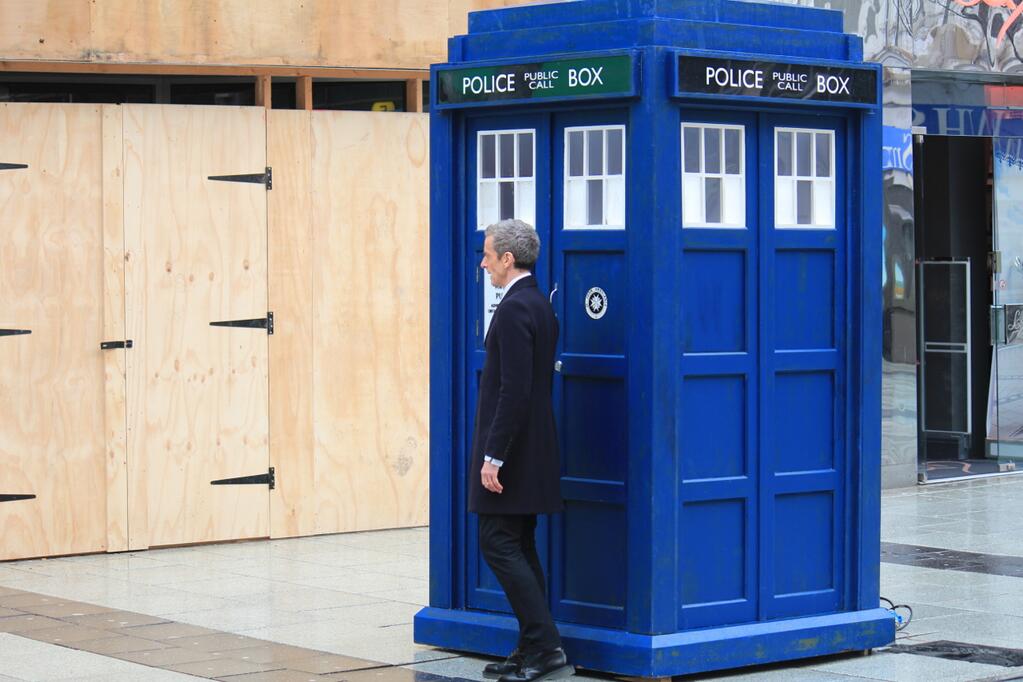 Fans on the set of Doctor Who in Cardiff - All Geek Things